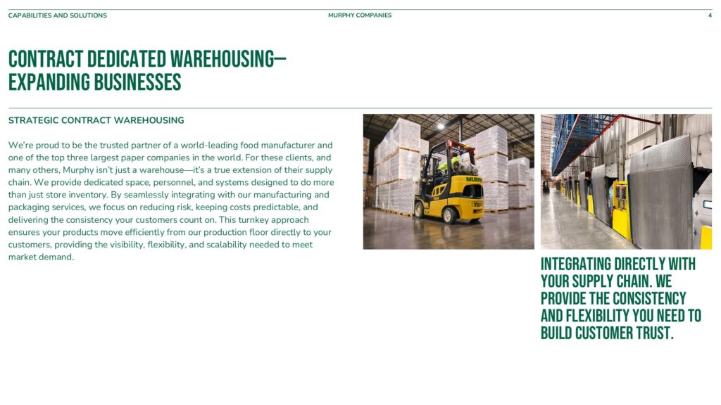 Explore the Murphy Logistics Fact Sheet | Murphy Logistics